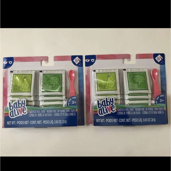 Toys | New Baby Alive Food Baby Alive Food Packets Lot Bay Alive Toy Powdered Food | Poshmark